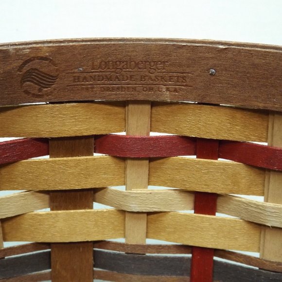 Longaberger | Accents | Rare Longaberger 22 Signature Plaid 8 Round ...